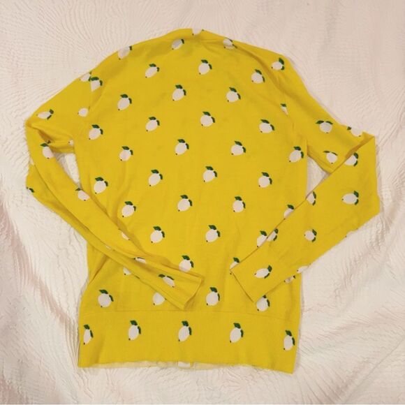 J. Crew Factory | Sweaters | Jcrew Lemon Jackie Yellow Cardigan Xxs ...